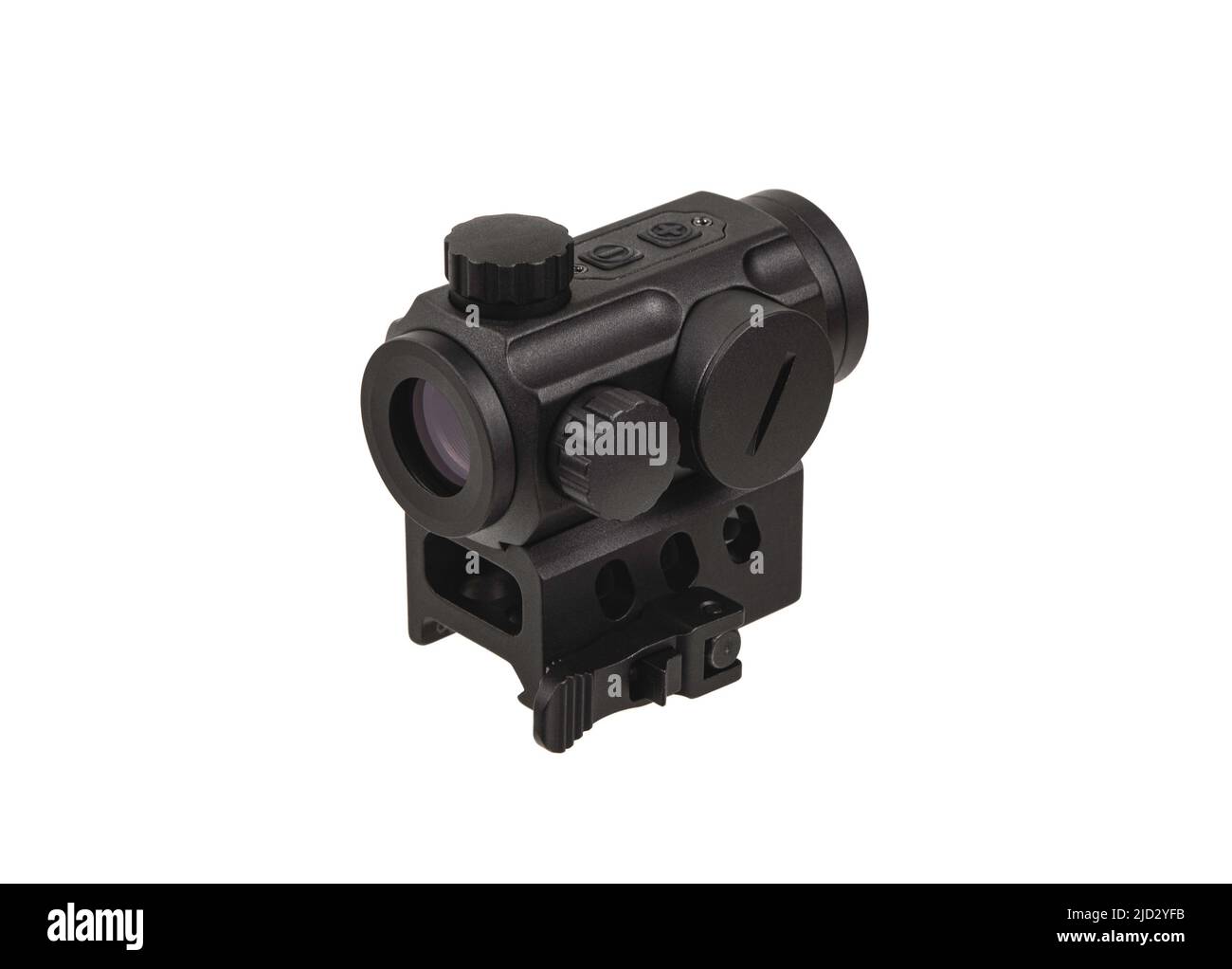 Modern optical collimator sight. Aiming device for shooting at short ...