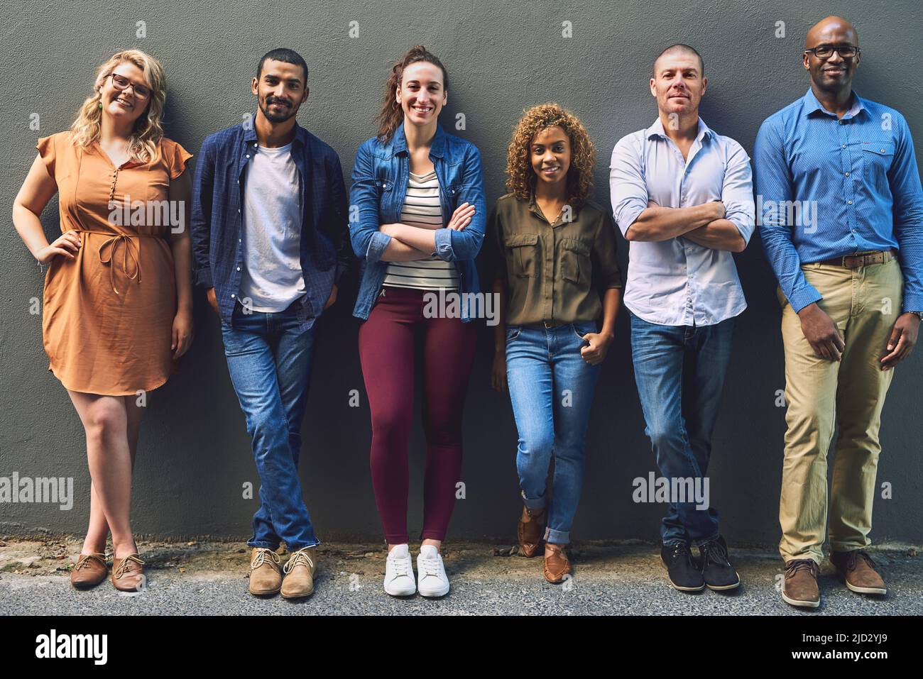 The greatest team youll ever see. Shot of a group cheerful friends ...
