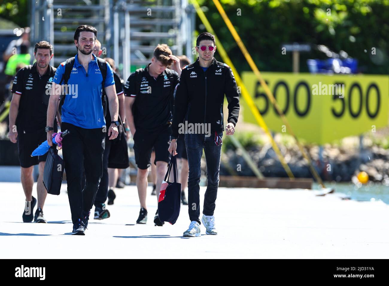 Esteban Ocon (FRA) Alpine F1 Team. 17.06.2022. Formula 1 World Championship, Rd 9, Canadian ...