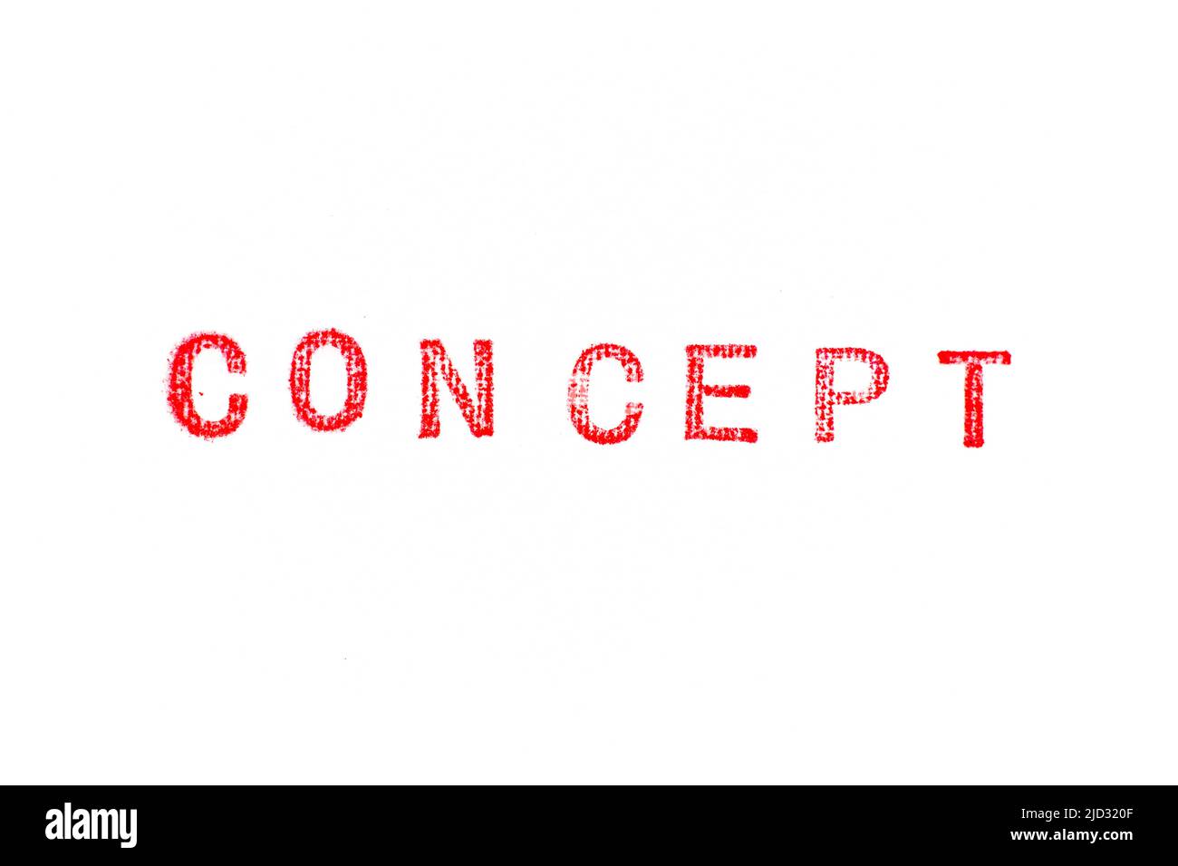 Red color rubber stamp in word concept on white paper background Stock ...