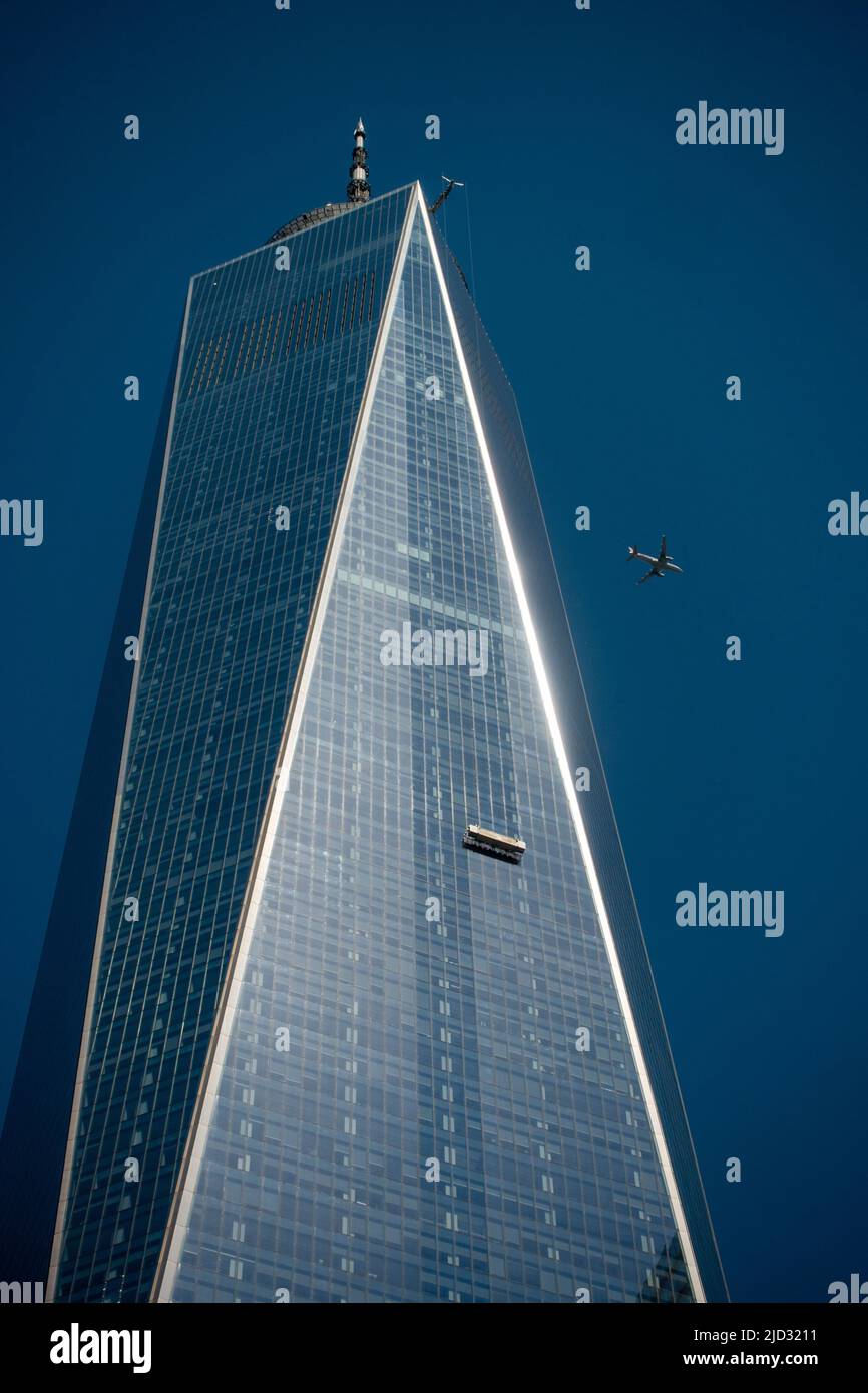 Freedom tower building in lower Manhattan NYC Stock Photo - Alamy