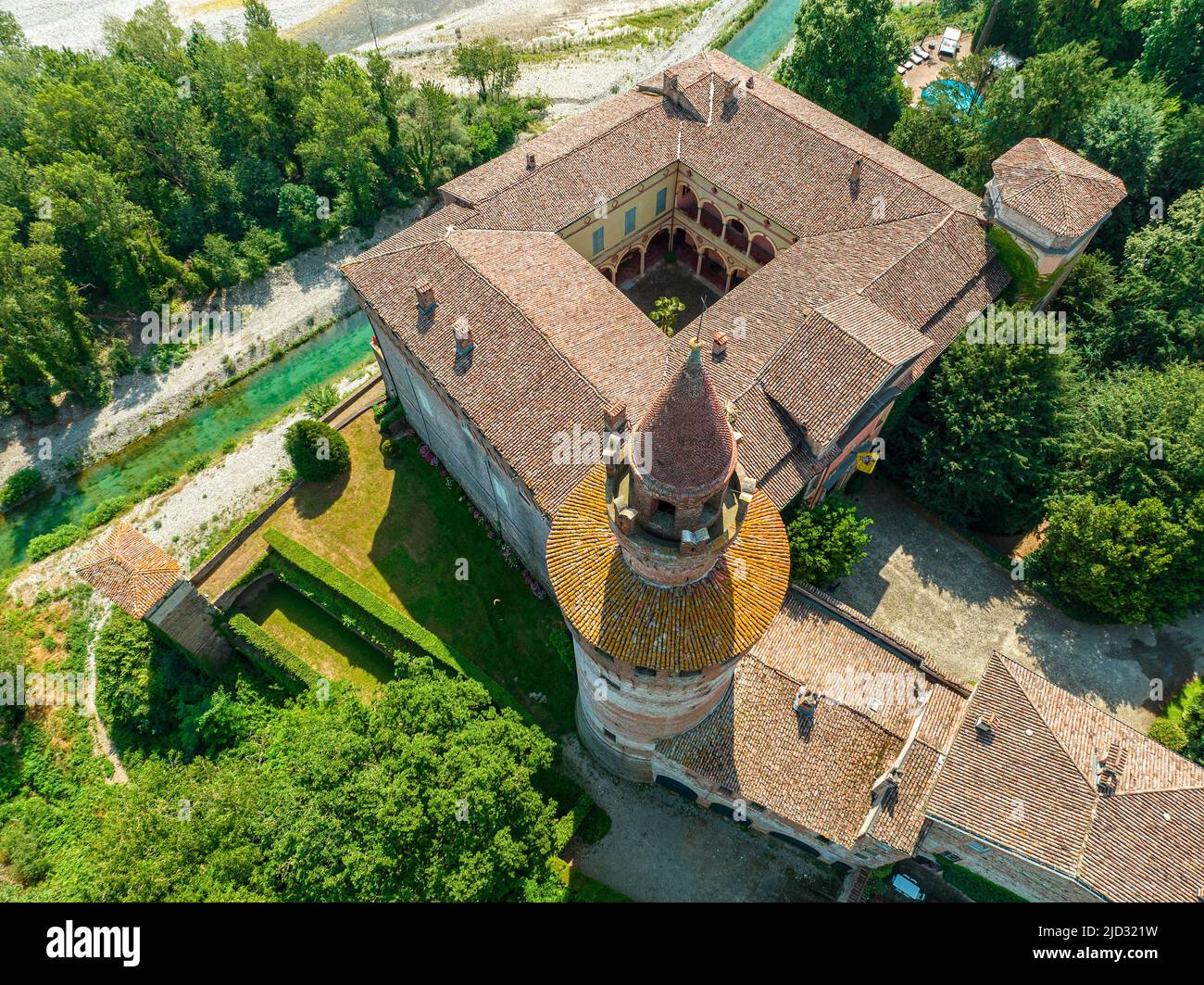 Rivalta castle gazzola emilia romagna hi-res stock photography and ...