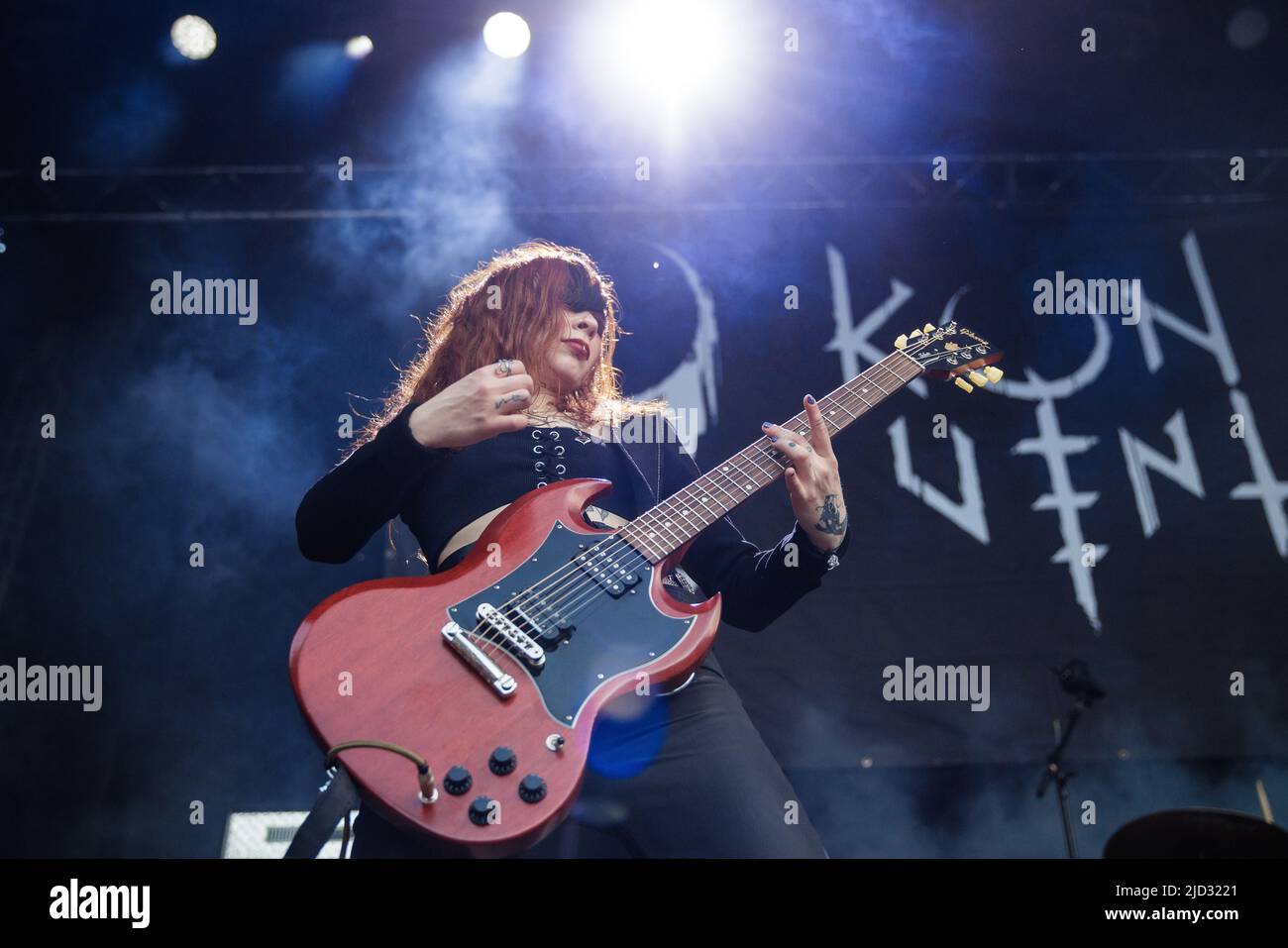 Copenhagen, Denmark. 16th, June 2022. The Danish doom metal band ...