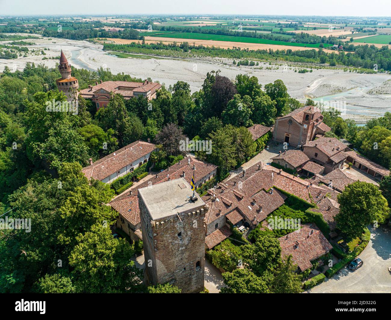 Rivalta castle gazzola emilia romagna hi-res stock photography and ...