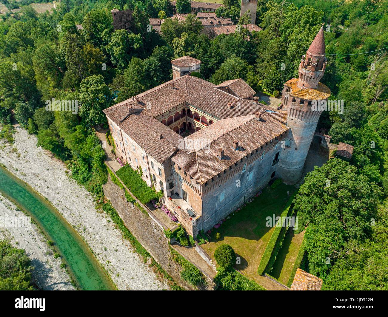 Rivalta castle gazzola emilia romagna hi-res stock photography and ...