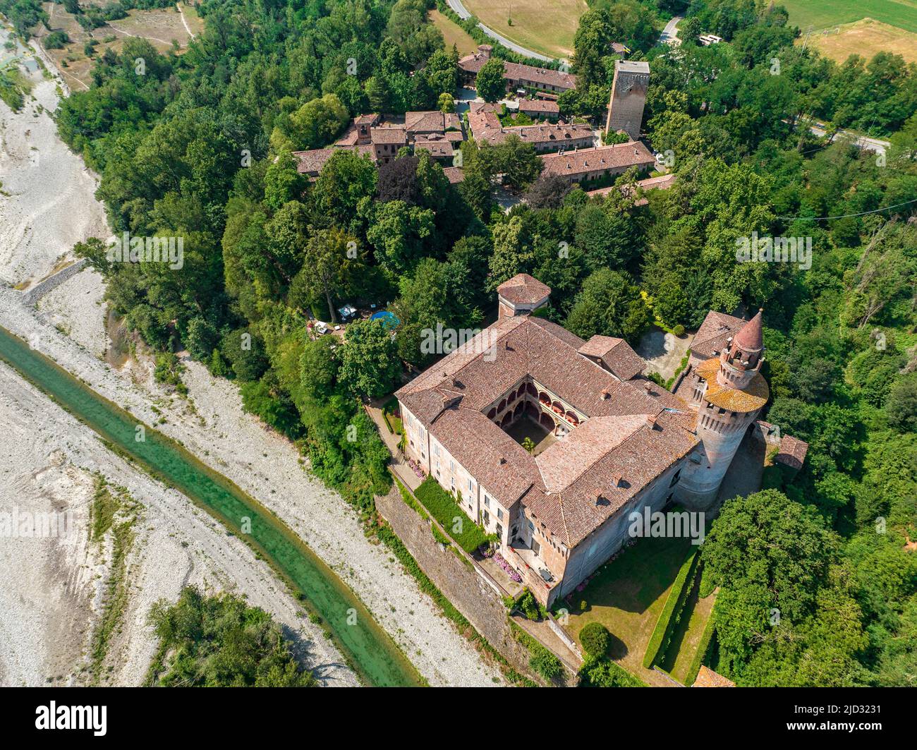 Rivalta castle gazzola emilia romagna hi-res stock photography and ...