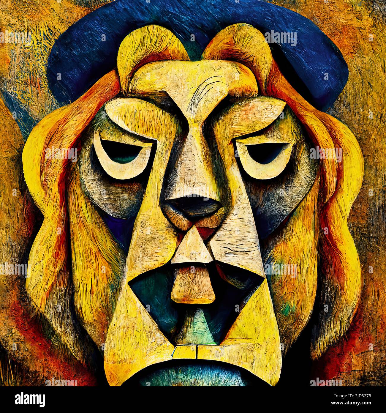 Lion abstract hi-res stock photography and images - Alamy