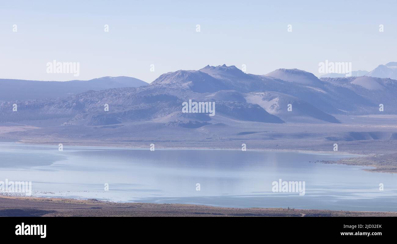 Aerial View of Mono Lake near Lee Vining, California Stock Photo - Alamy