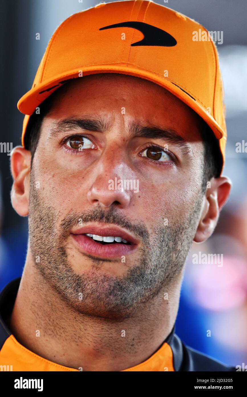 Daniel Ricciardo (AUS) McLaren. 17.06.2022. Formula 1 World ...