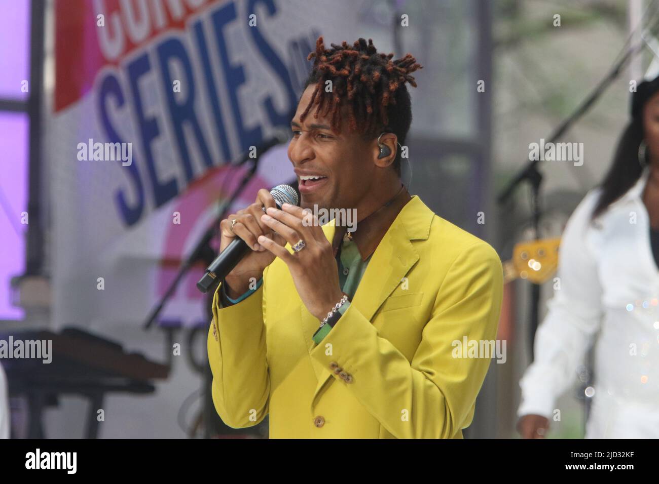 New York, NY, USA. 17th June, 2022. Jon Batiste Performs On Today Citi ...