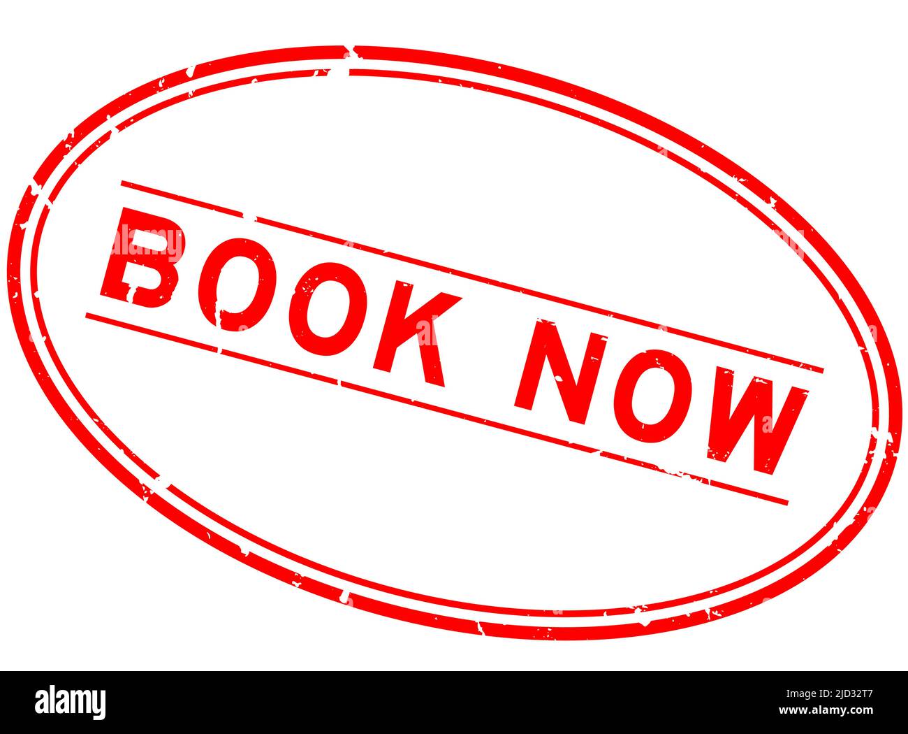 Grunge red book now word rubber seal stamp on white background Stock ...