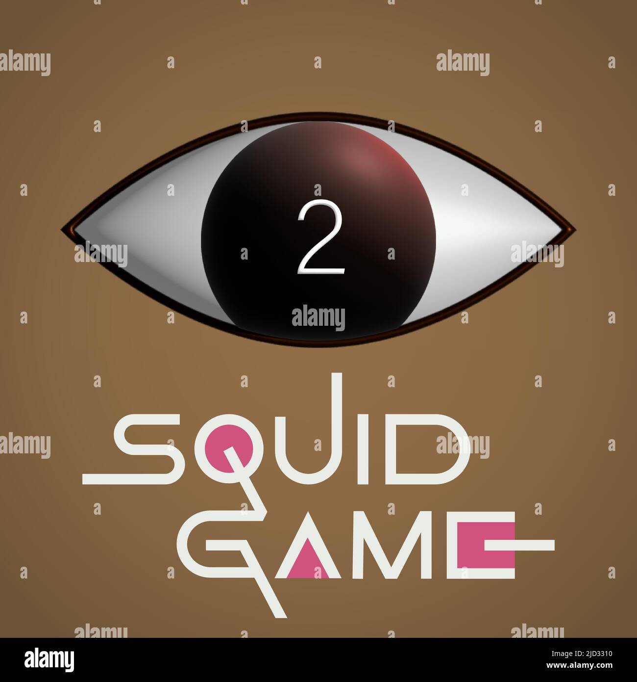 Squid Game season 2. Season text Stock Vector Image & Art - Alamy