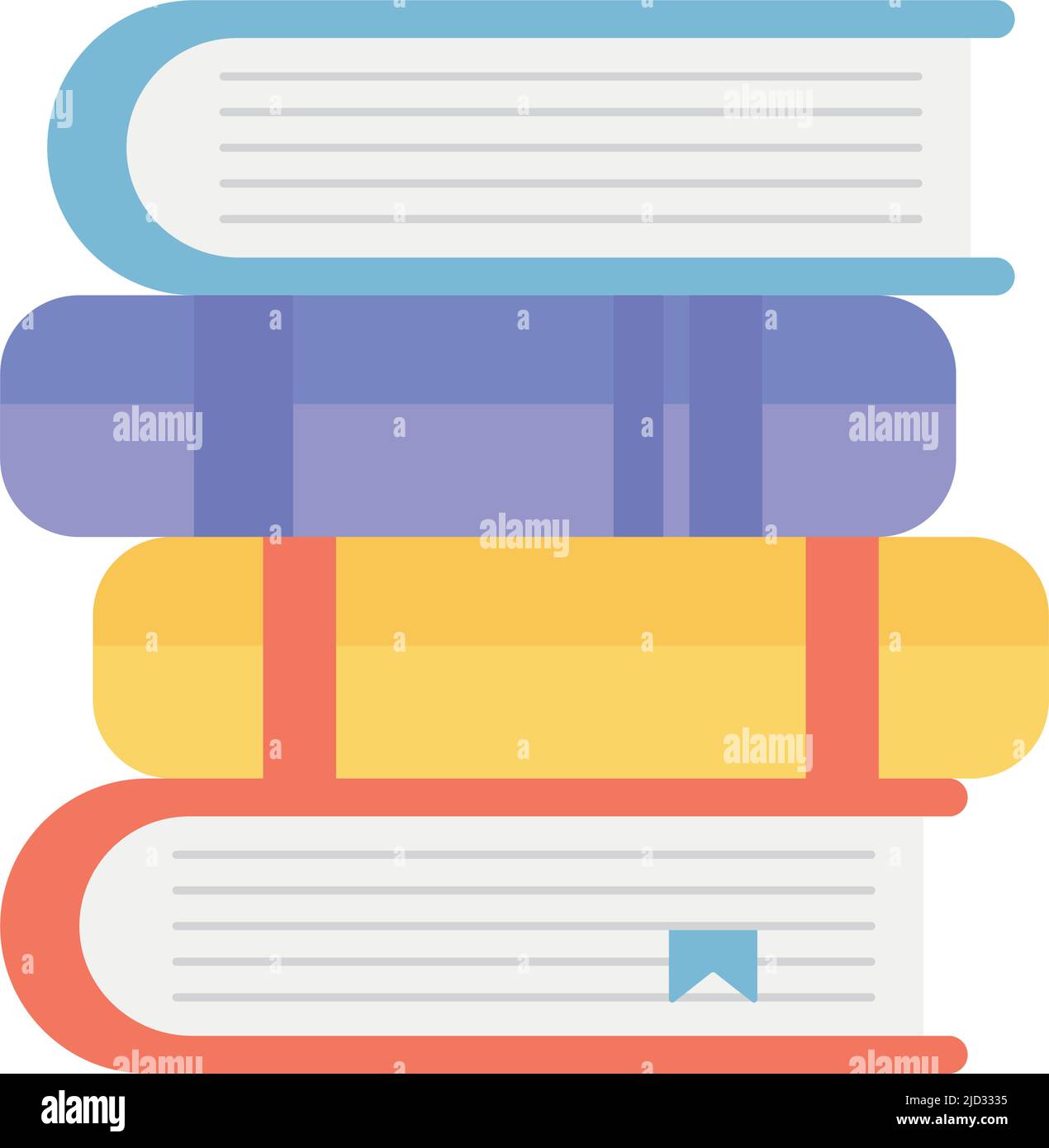 books stack design Stock Vector Image & Art - Alamy