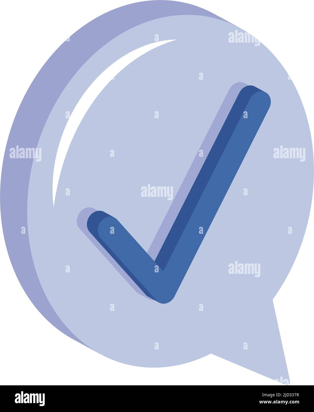 isometric check mark Stock Vector Image & Art - Alamy