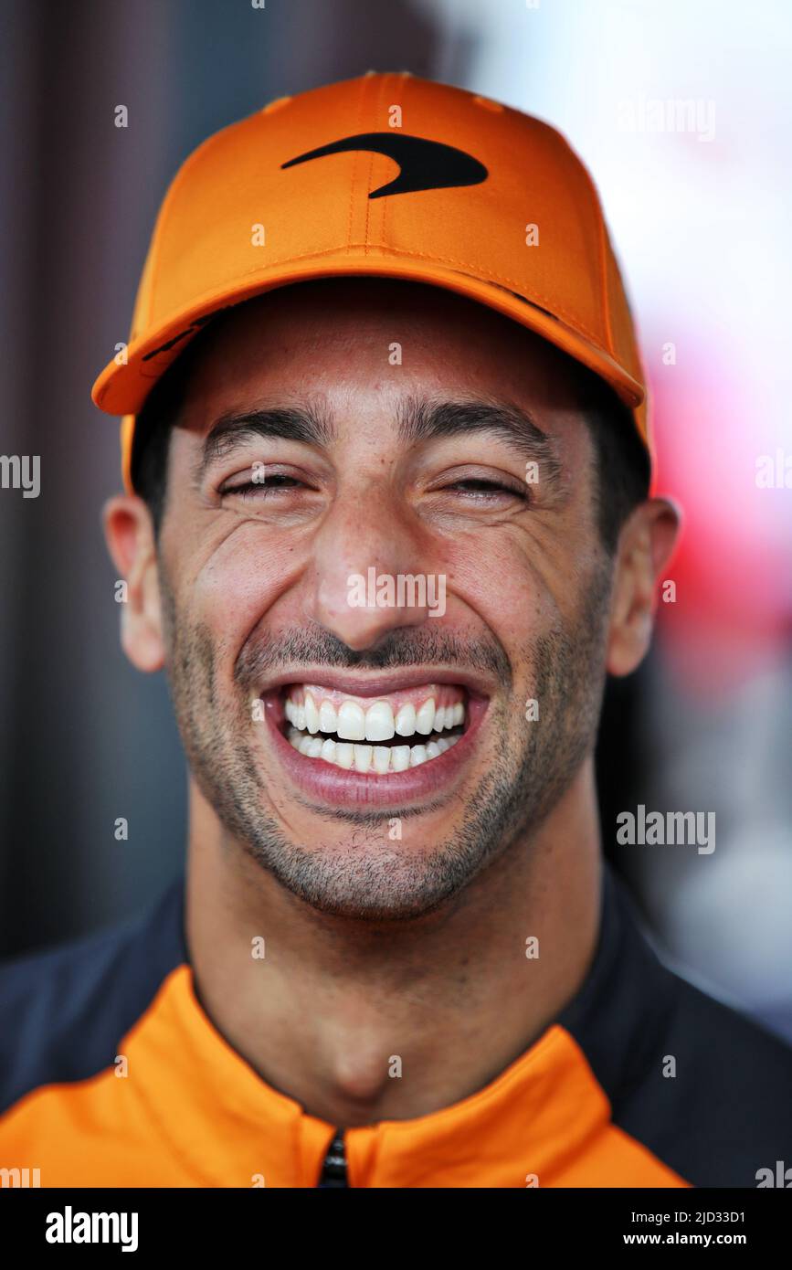 Daniel Ricciardo (AUS) McLaren. 17.06.2022. Formula 1 World ...