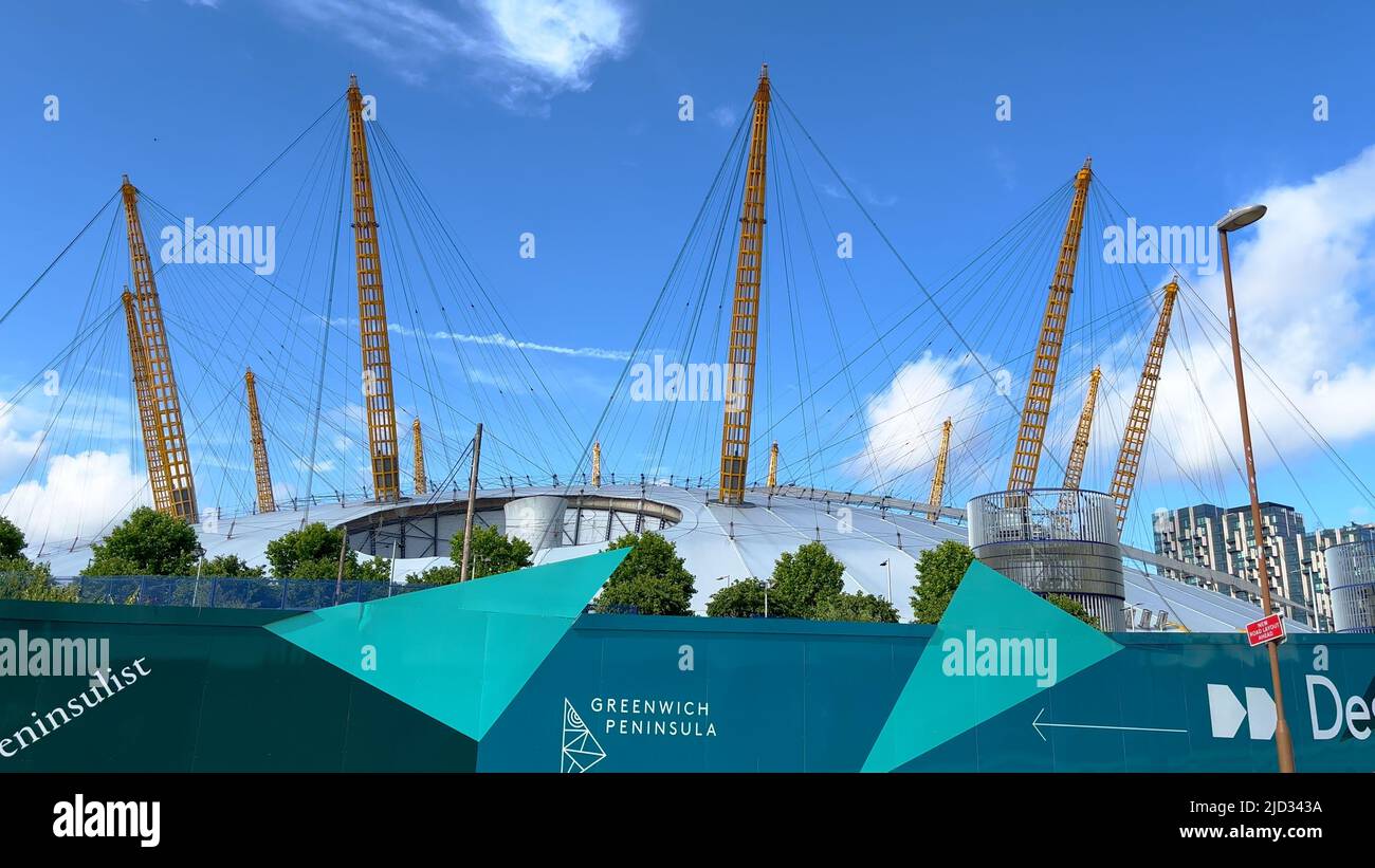 O2 Arena London North Greenwich - Millennium Dome - LONDON, UK - JUNE 9 ...
