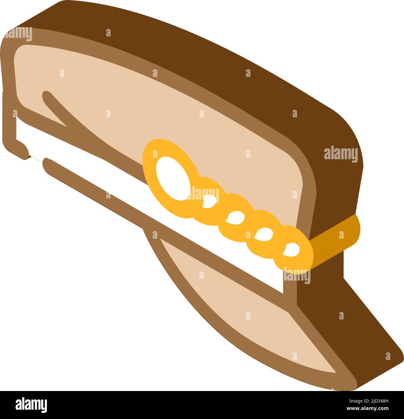 cap hat isometric icon vector illustration Stock Vector Image & Art - Alamy