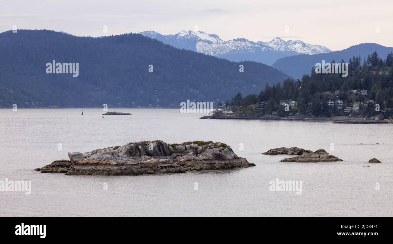 Rocky Island in Howe Sound. Horseshoe Bay, West Vancouver Stock Photo - Alamy