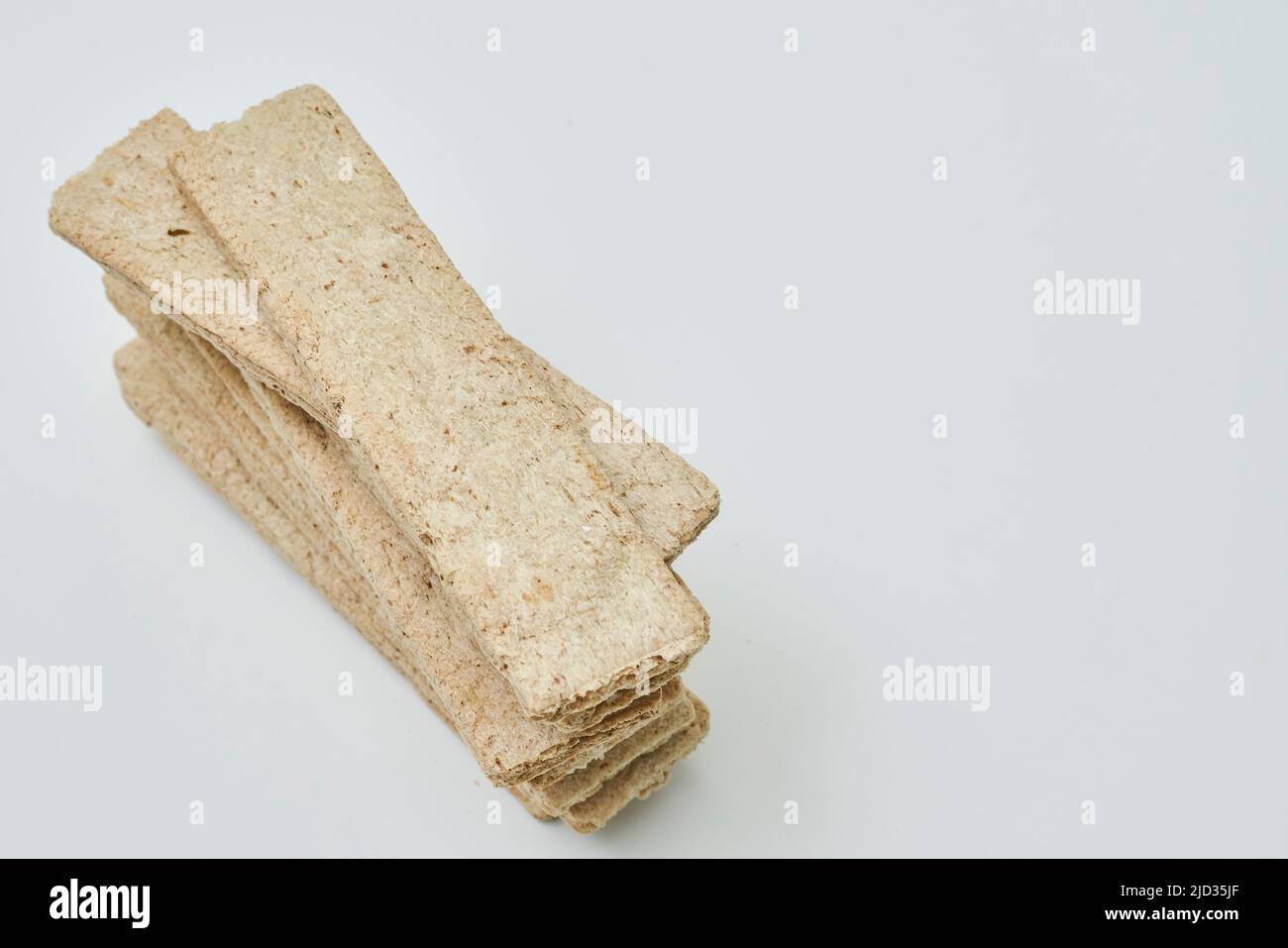 Rye crispbread on white background. Healthy food Stock Photo - Alamy