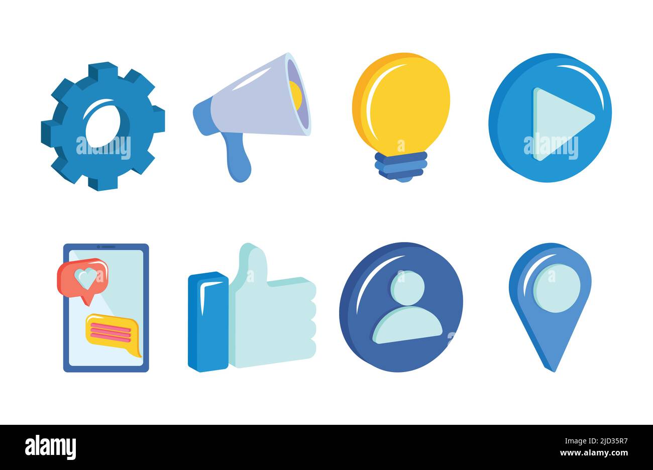 social media icon collection Stock Vector Image & Art - Alamy