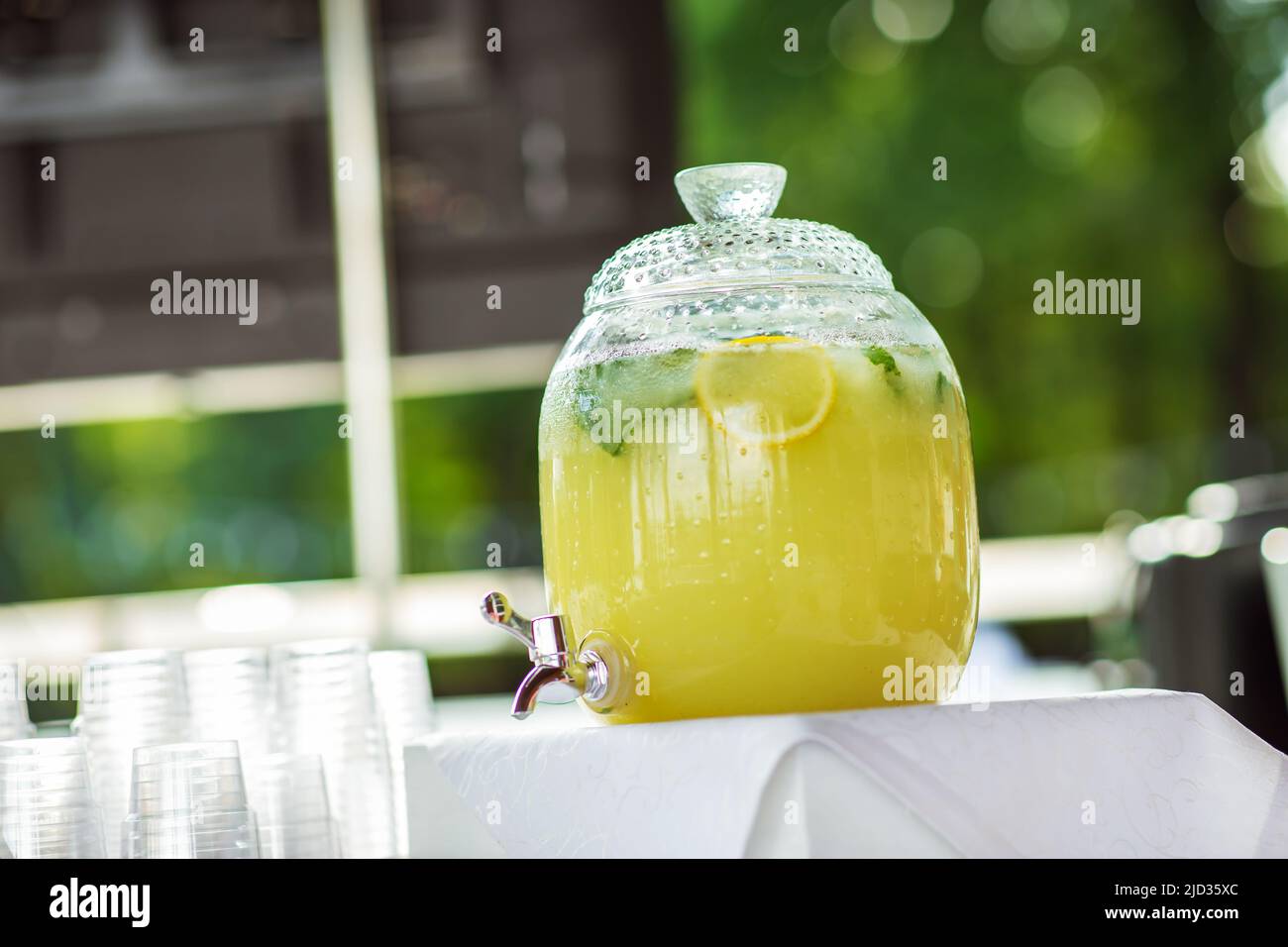Lemon Water, for a refreshment table at team building reception - Drink ...