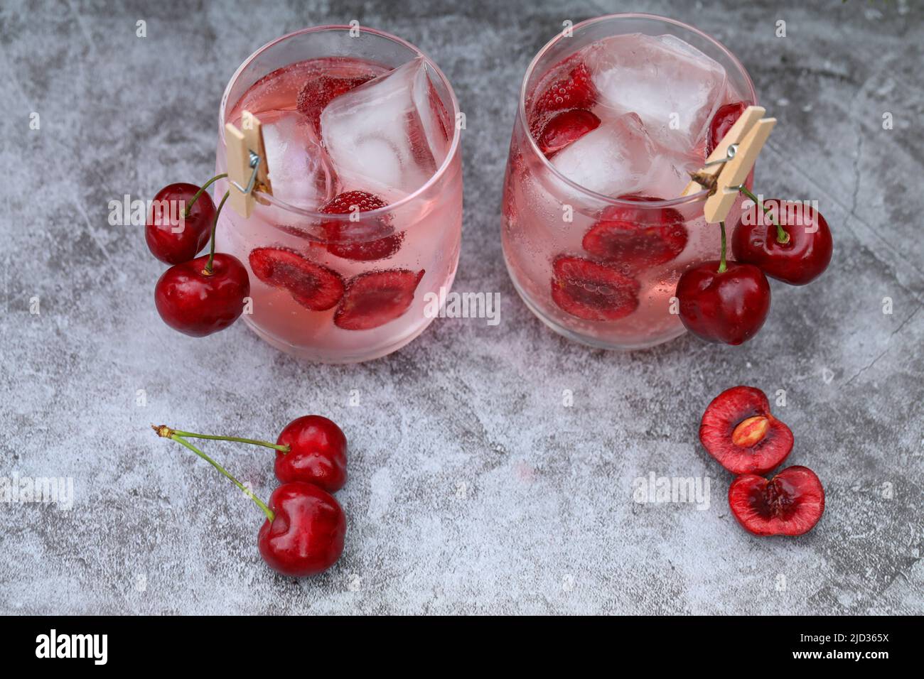 Cherry lemonade hi-res stock photography and images - Alamy