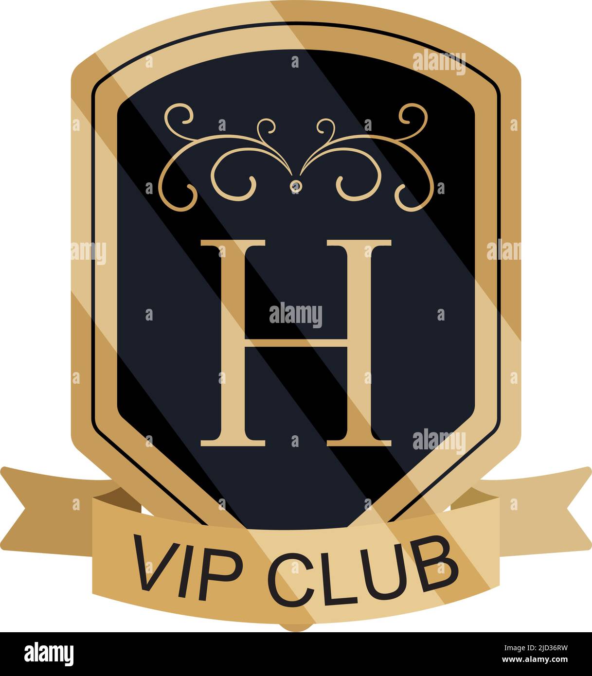 emblem vip club badge Stock Vector Image & Art - Alamy