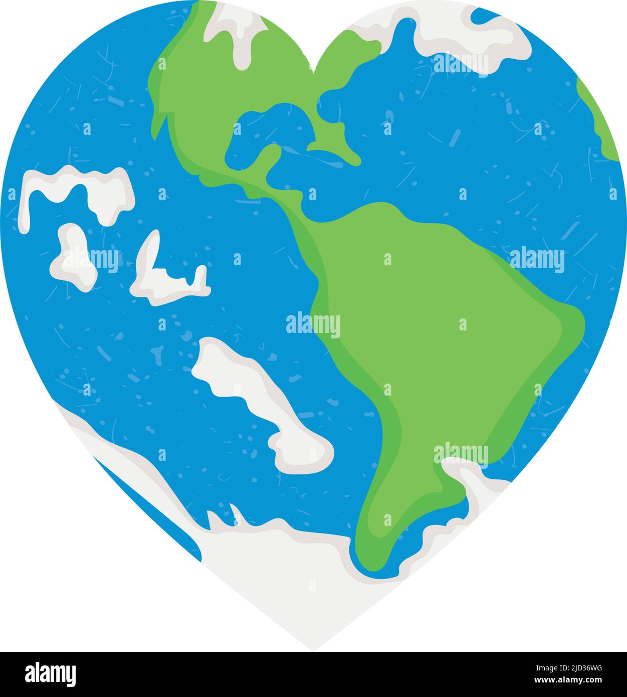 heart earth planet Stock Vector Image & Art - Alamy