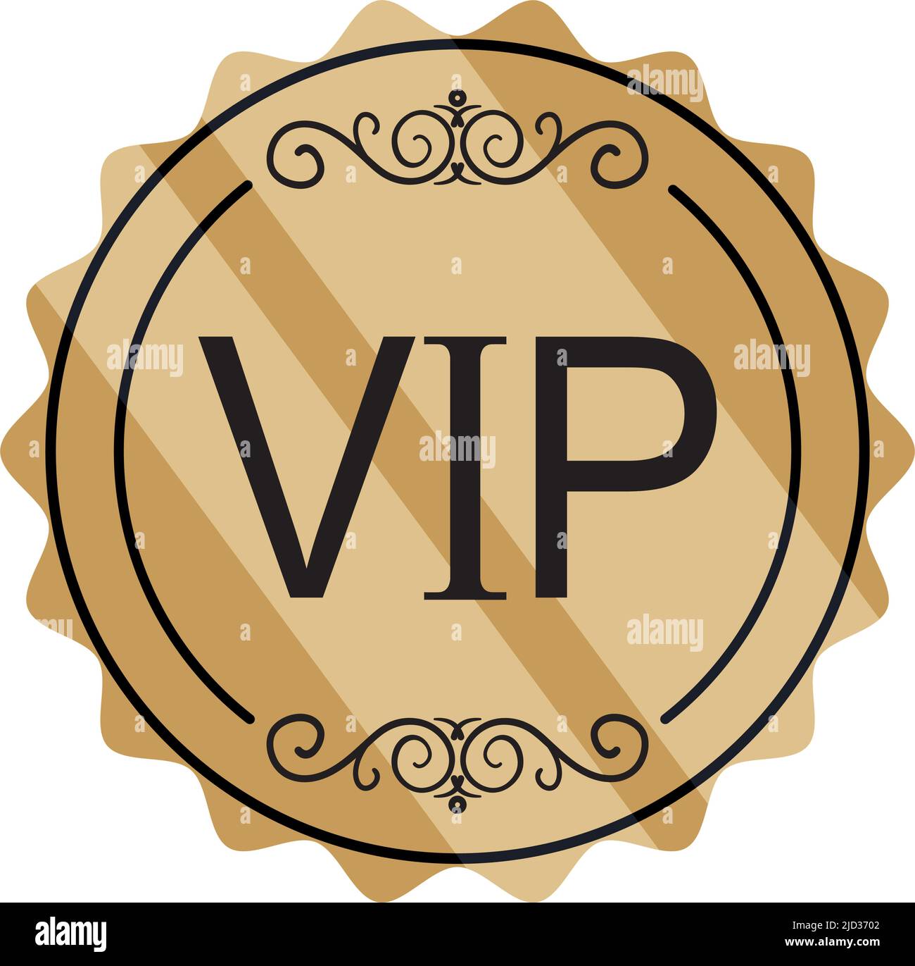 golden vip seal Stock Vector Image & Art - Alamy