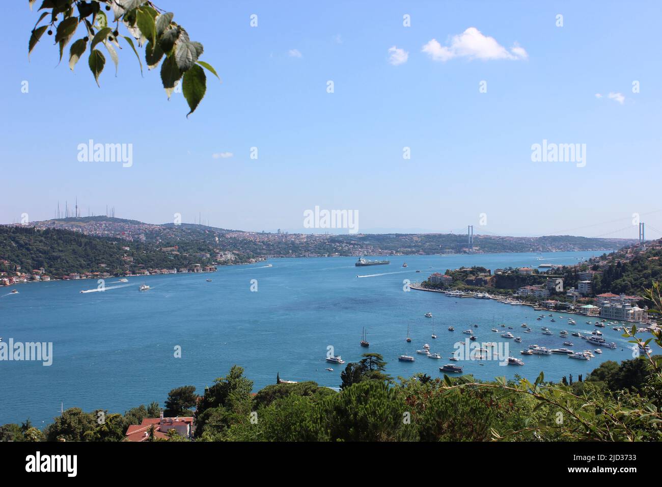 Bosphorus Sea View, Istanbul, Turkey, between east and west Stock Photo ...