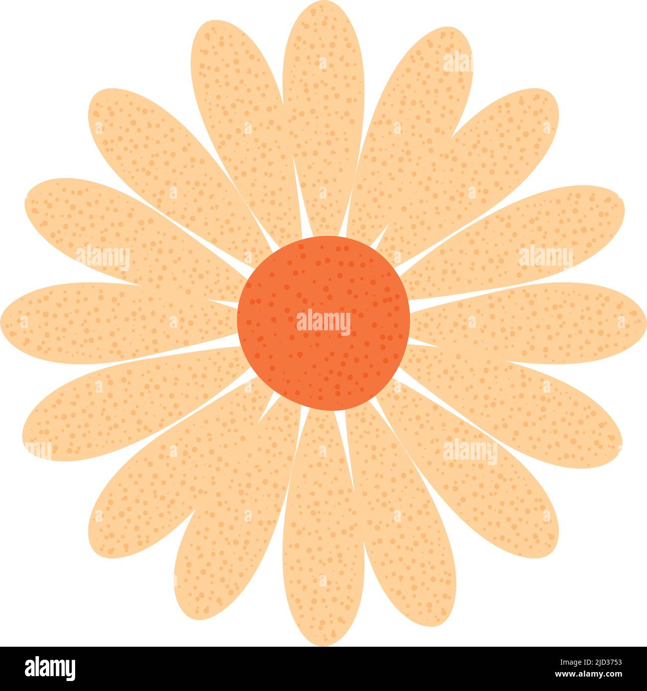 orange flower icon Stock Vector Image & Art - Alamy