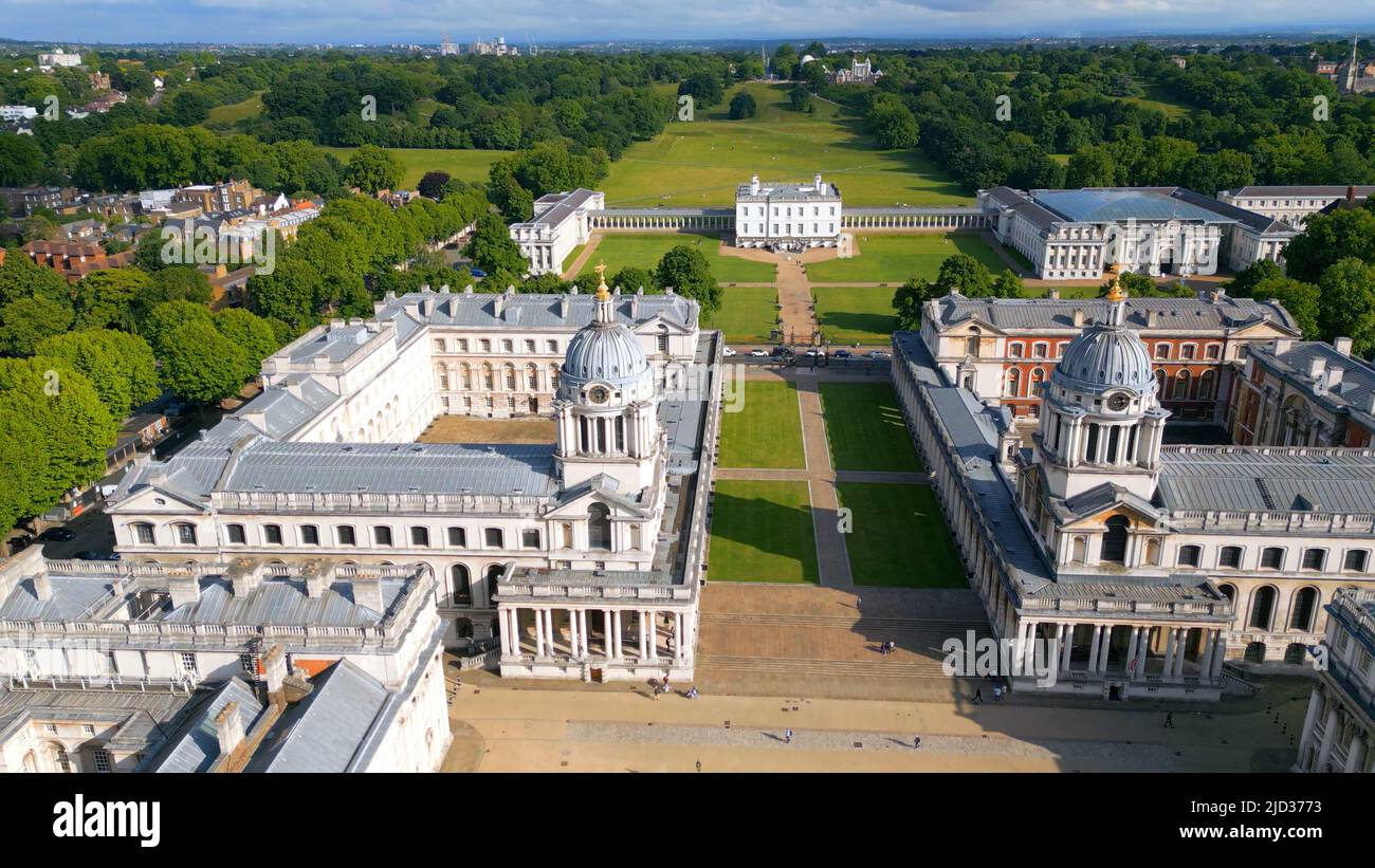 Old Royal Naval College and National Maritime Museum in London ...