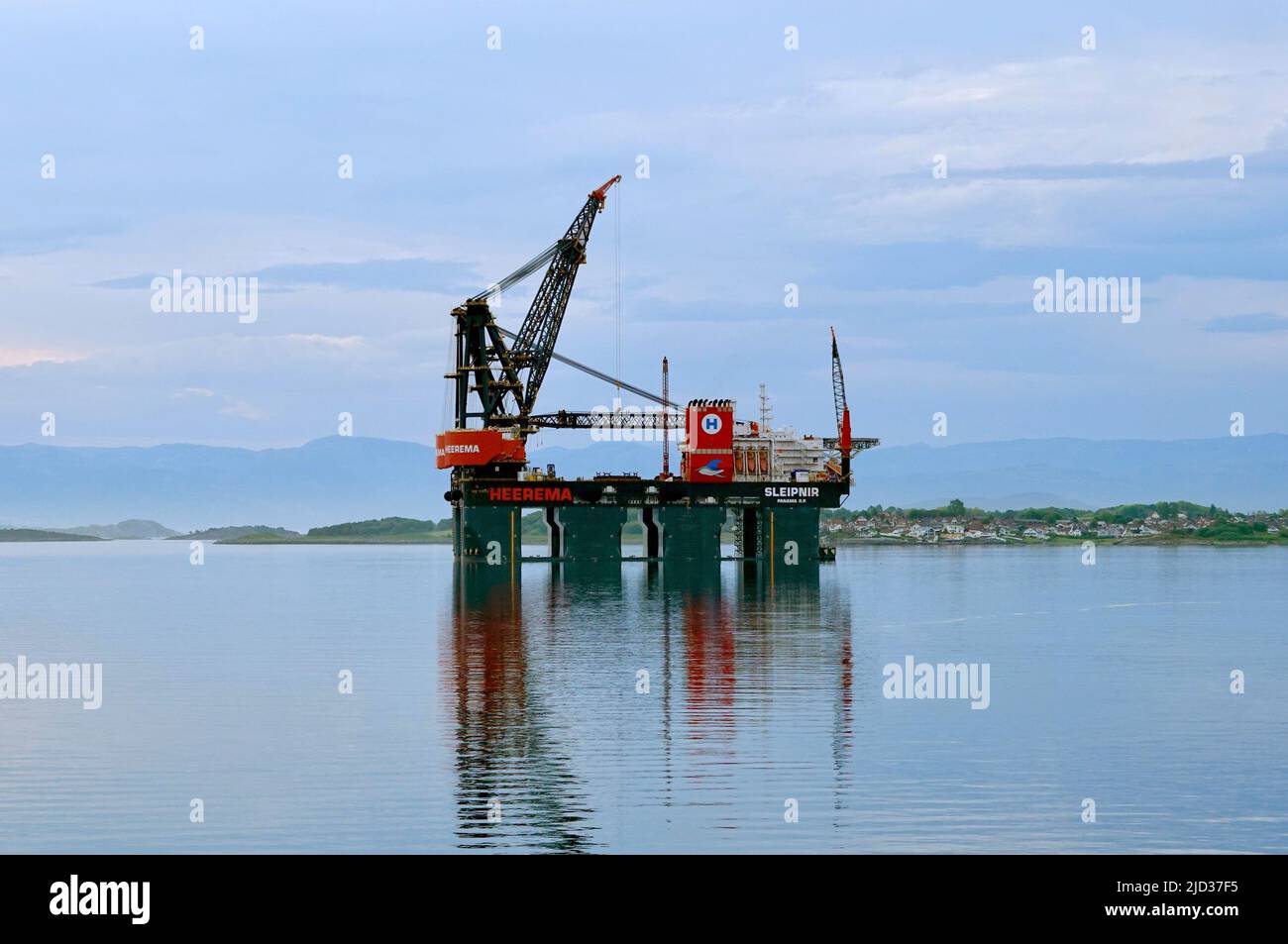 Stavanger, Norway. 07th June, 2022. Heerema Marine Contractors' semi ...