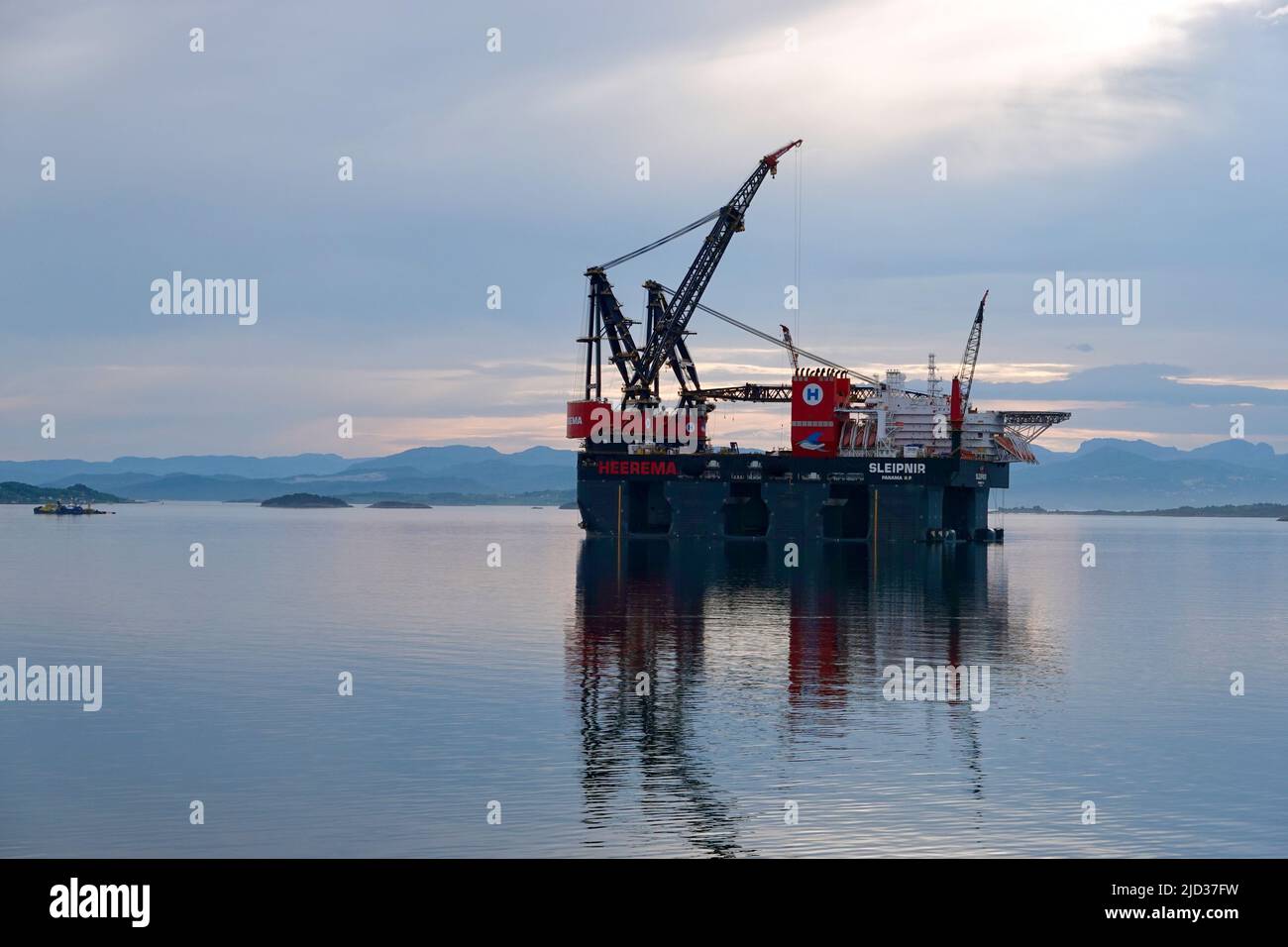 Stavanger, Norway. 07th June, 2022. Heerema Marine Contractors' semi ...