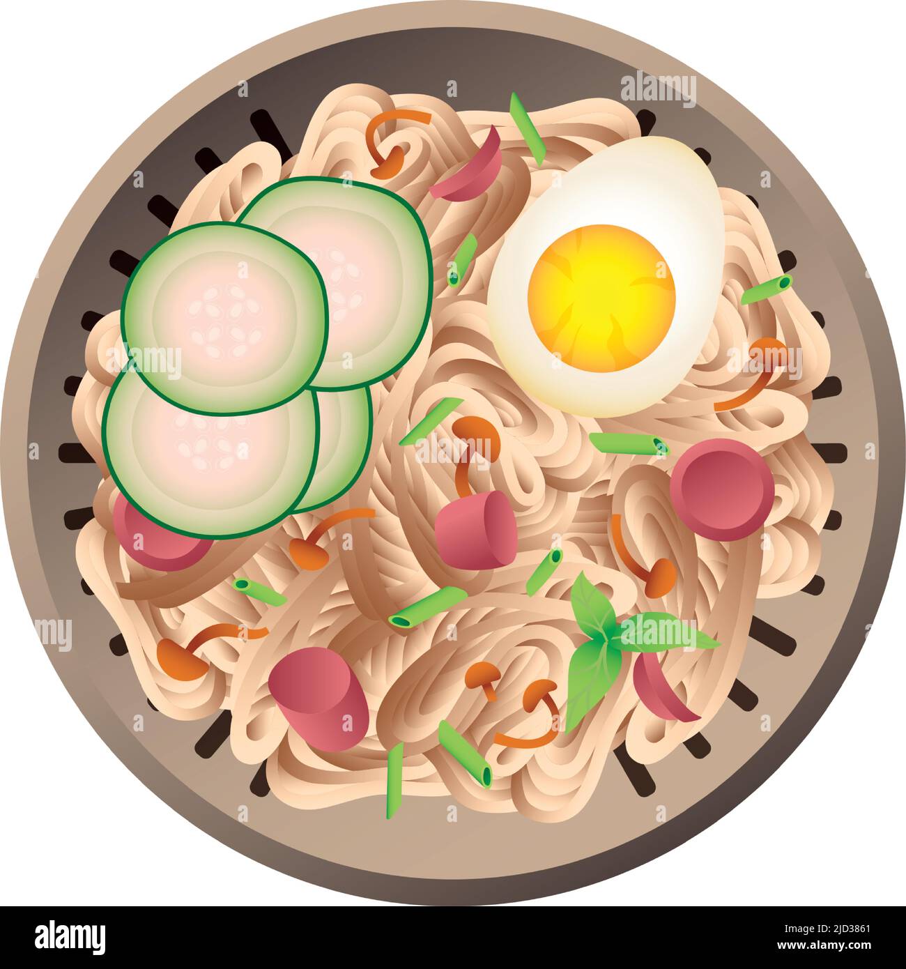 Korean bulgogi vector hi-res stock photography and images - Alamy