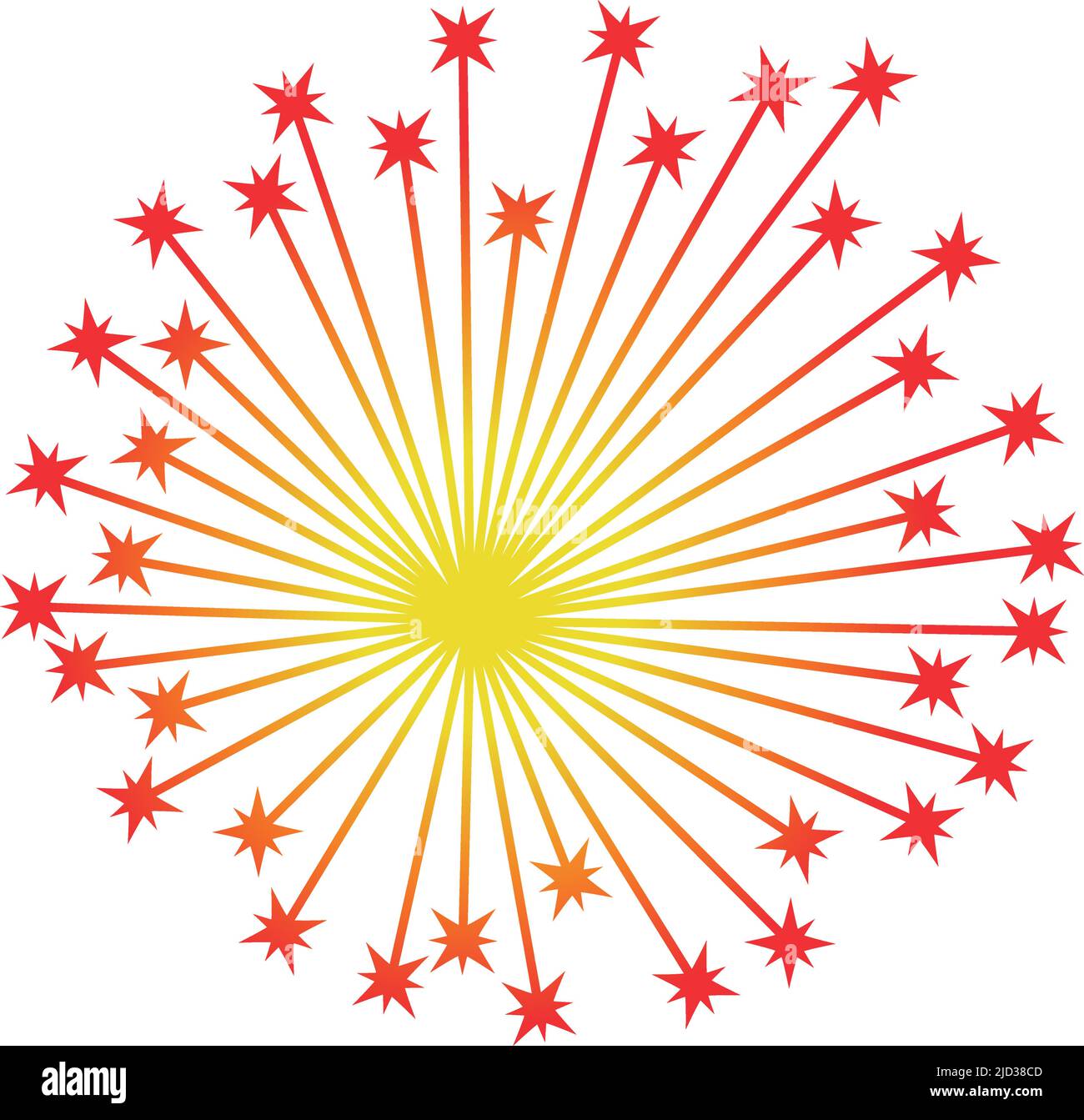 Color firework with red sparks. Night show light Stock Vector Image ...