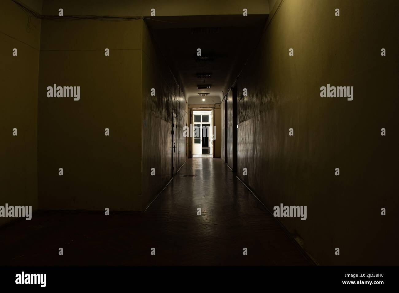 Prison corridor indoor hi-res stock photography and images - Alamy