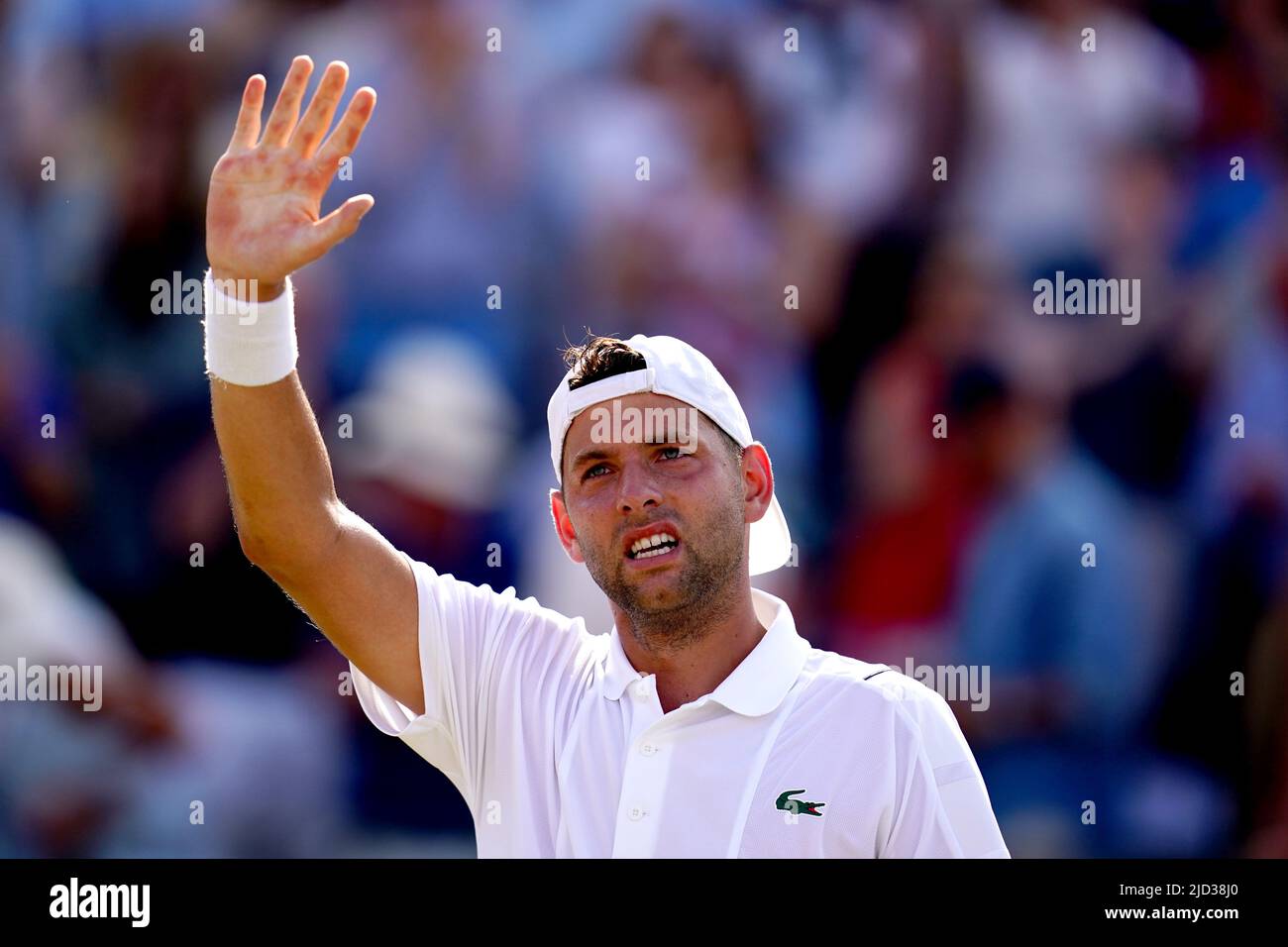 Francisco Cerundolo celebrates defeating Ryan Peniston on day five of ...