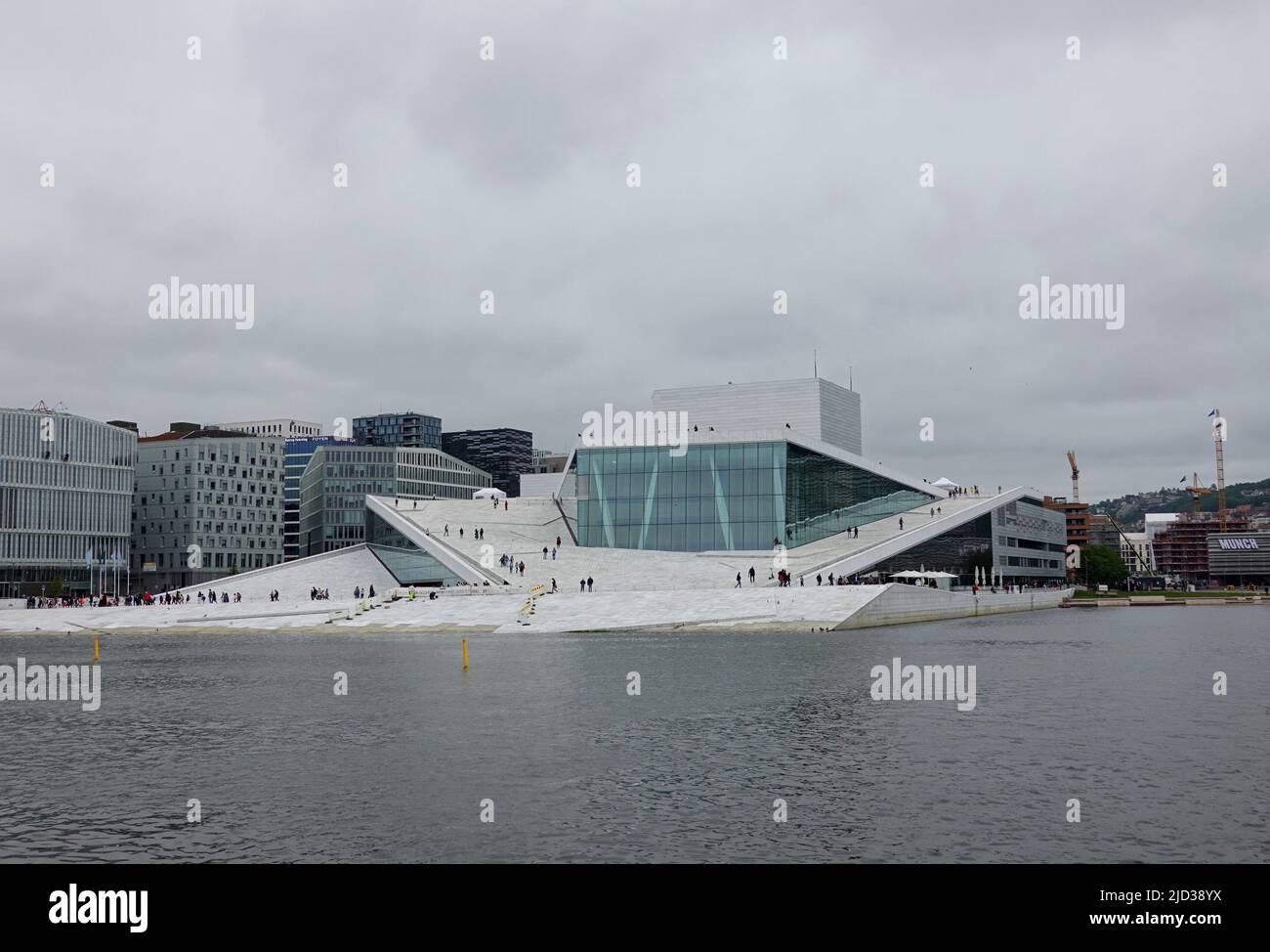 Oslo, Norway. 08th June, 2022. The opera house in the port city ...