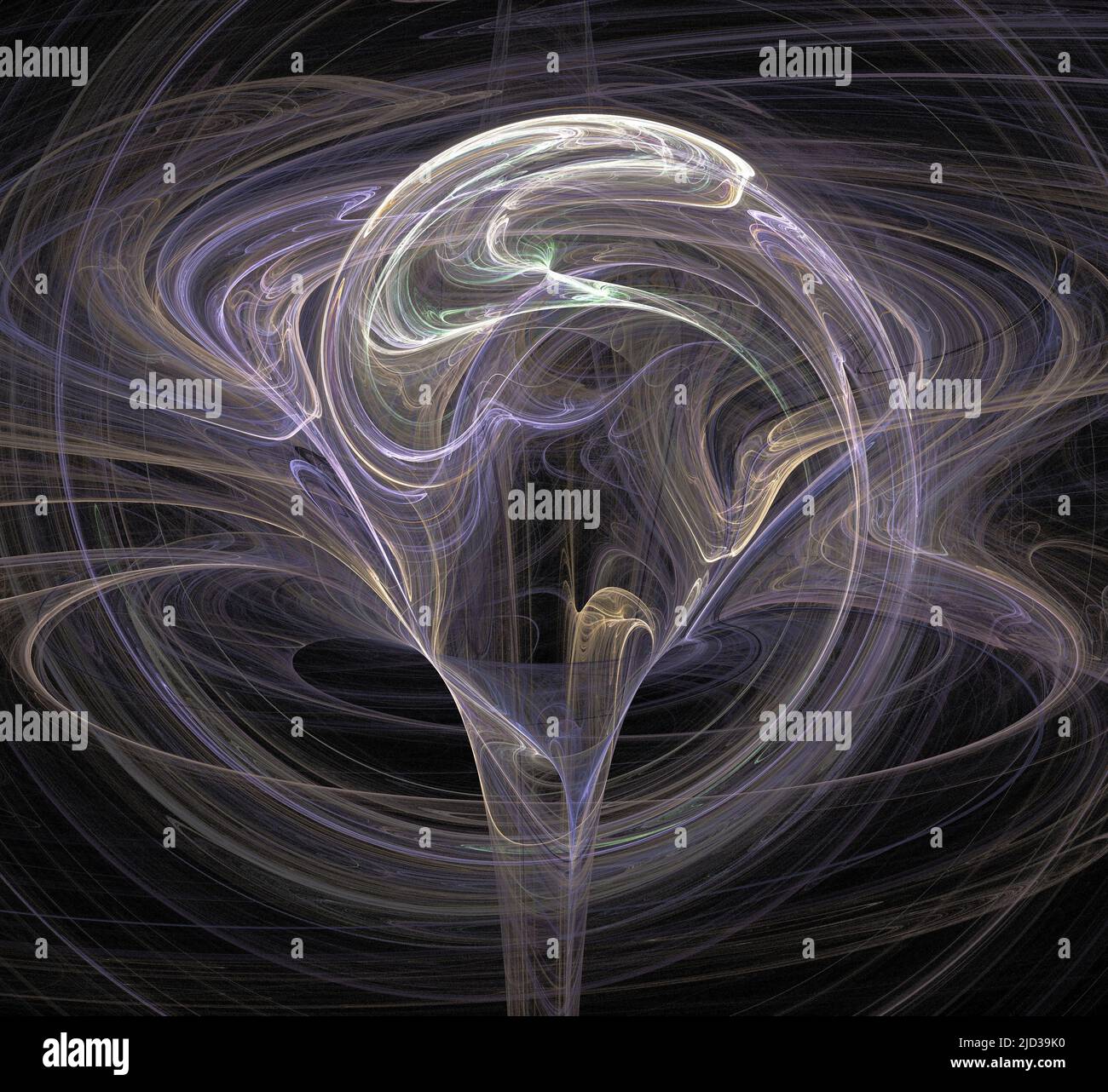 image of one Illustration of digital fractal Stock Photo - Alamy