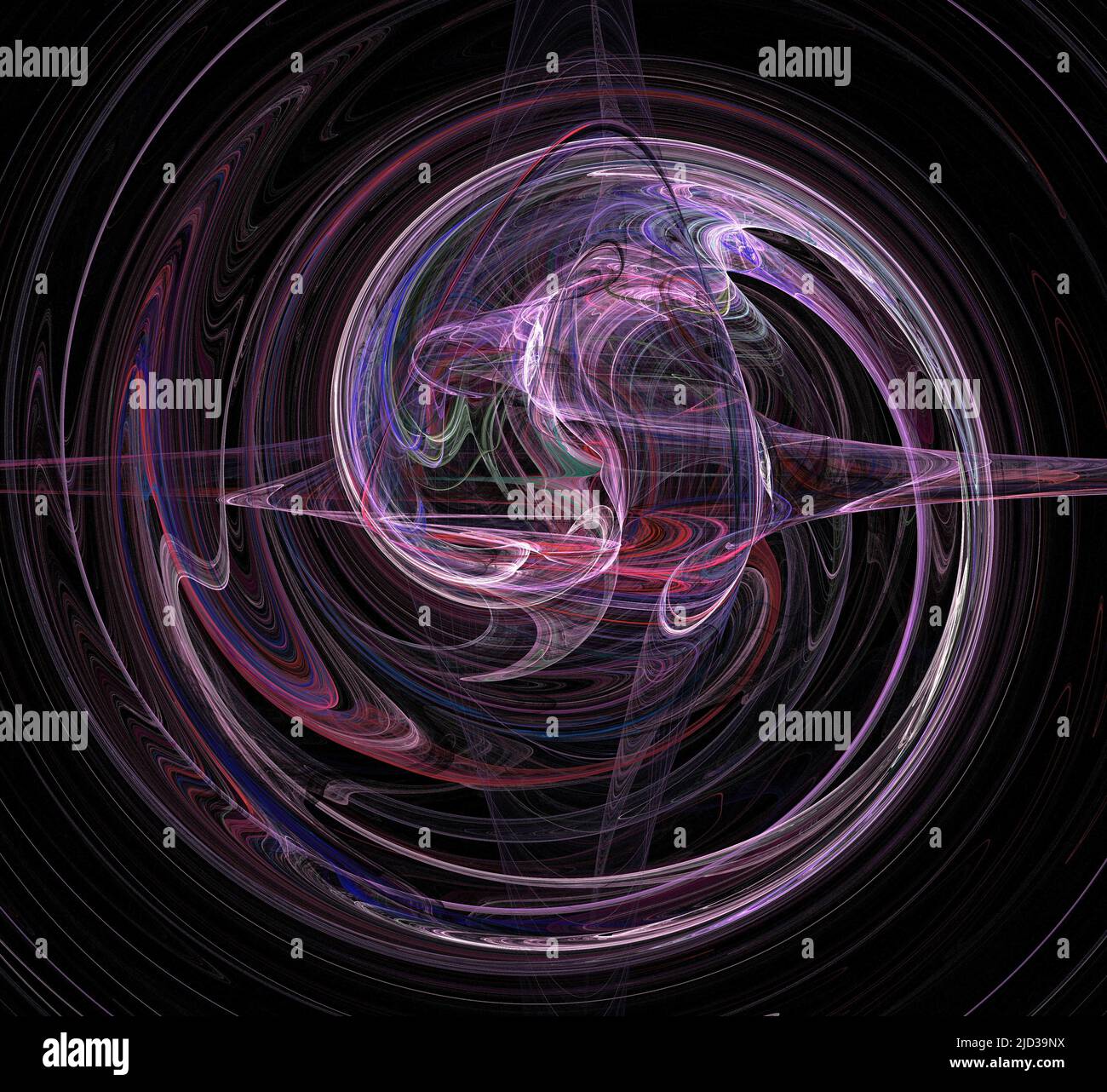 image of one Illustration of digital fractal Stock Photo - Alamy