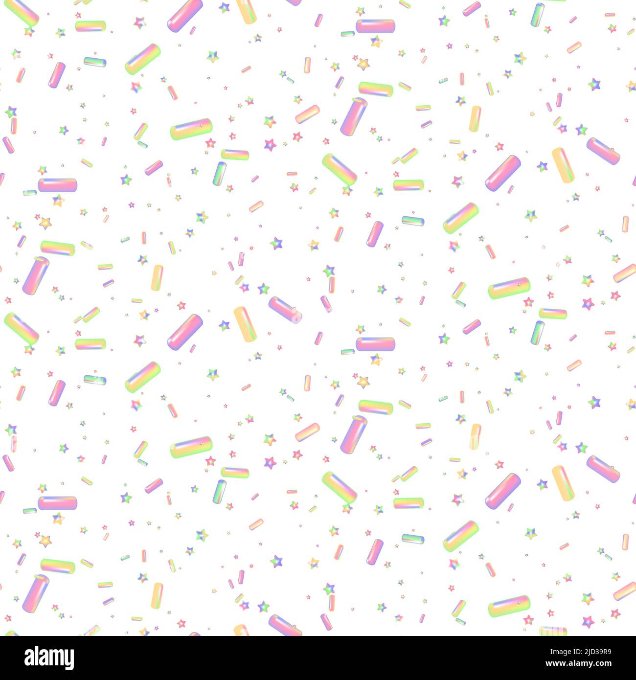 Sprinkle realistic with grains of desserts. Seamless pattern bright ...