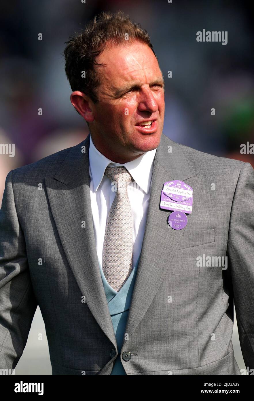 Trainer Charlie Appleby during day four of Royal Ascot at Ascot ...
