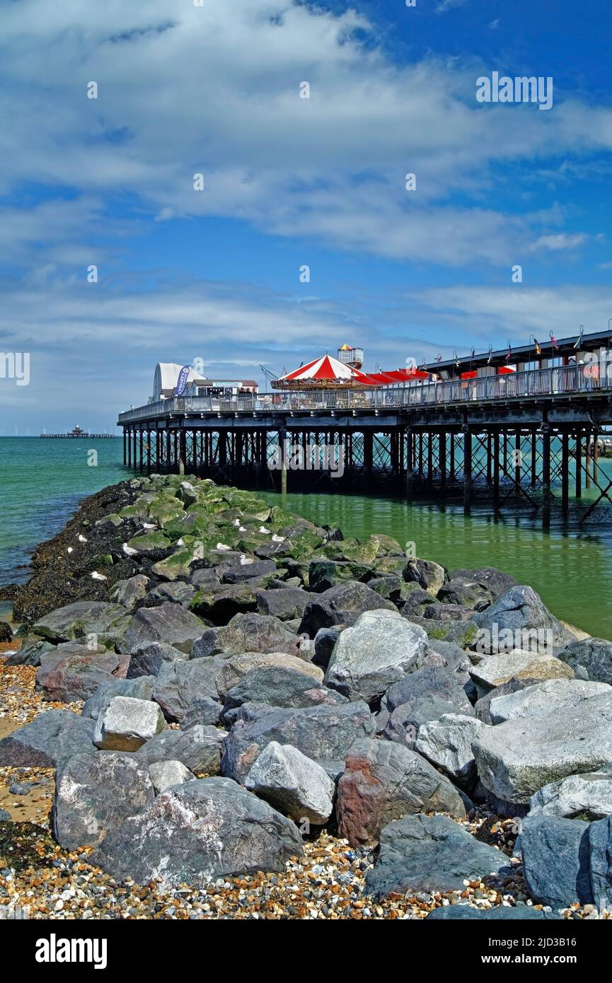UK, Kent, Herne Bay Pier Stock Photo - Alamy