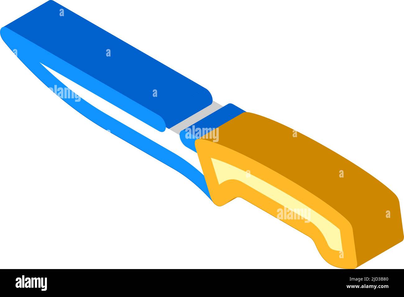 fillet knife isometric icon vector illustration Stock Vector Image ...