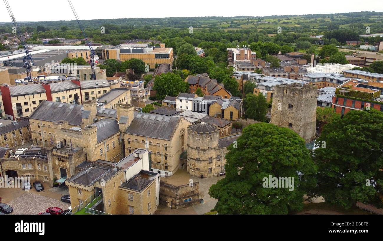 Aerial view merton college hi-res stock photography and images - Alamy