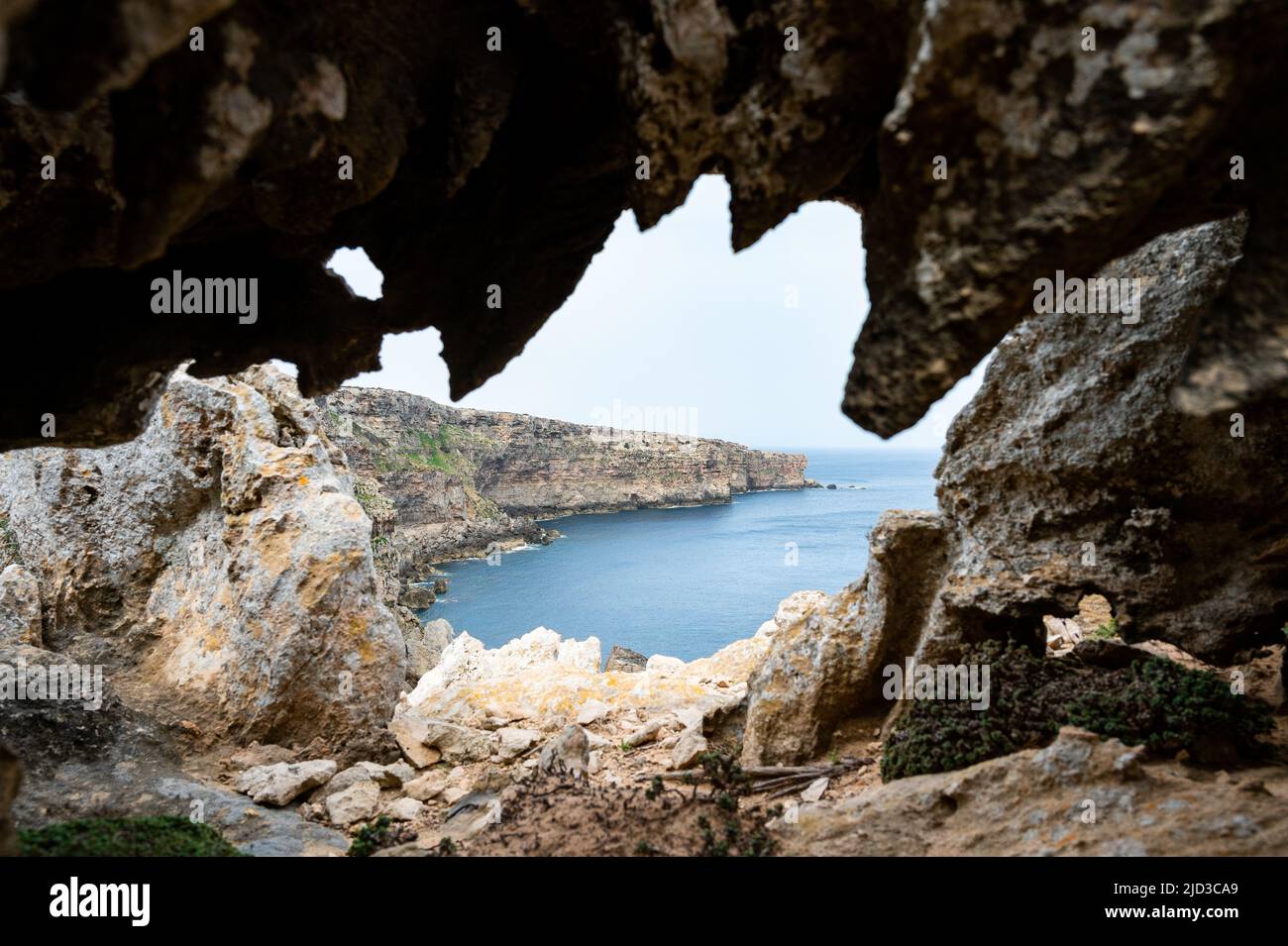 The necropolis of Cala Morell, (Menorca) a spectacular cove surrounded ...