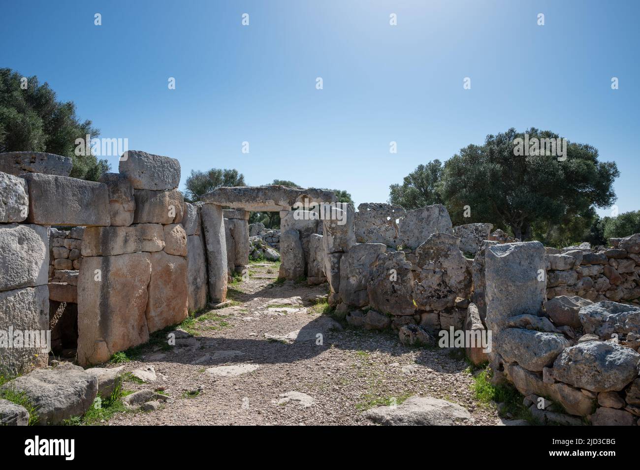 The talayotic settlement of Alaior and Taveta des Tudons are one of the ...