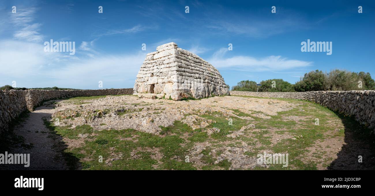 The talayotic settlement of Alaior and Taveta des Tudons are one of the ...