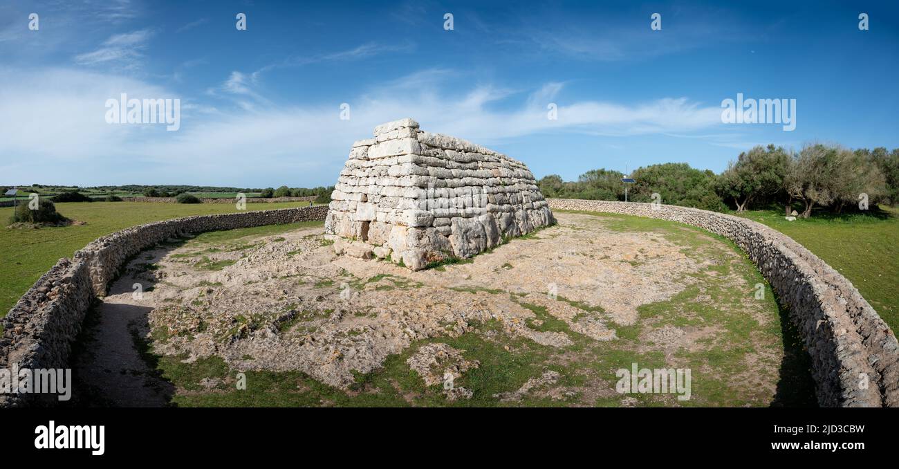 The talayotic settlement of Alaior and Taveta des Tudons are one of the ...